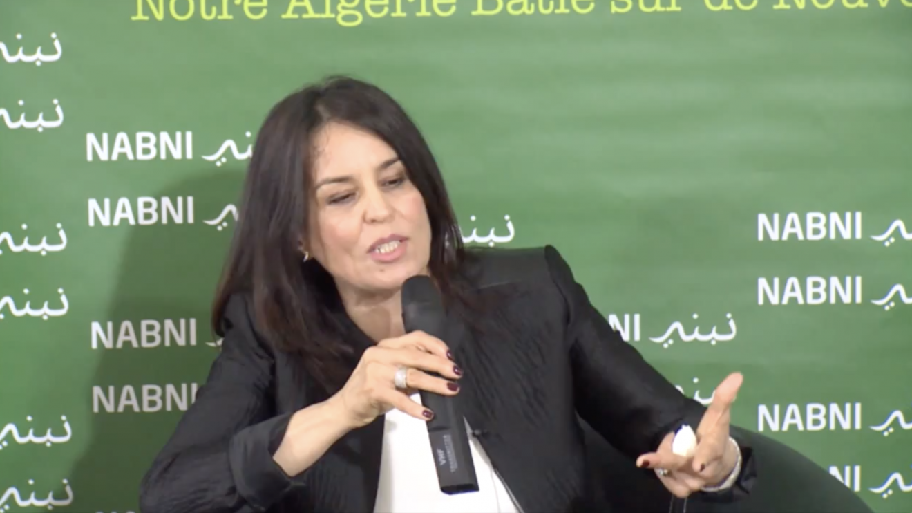 Razika Adnani “Le rêve et l’action” Colloque Nabni- Alger – Razika Adnani