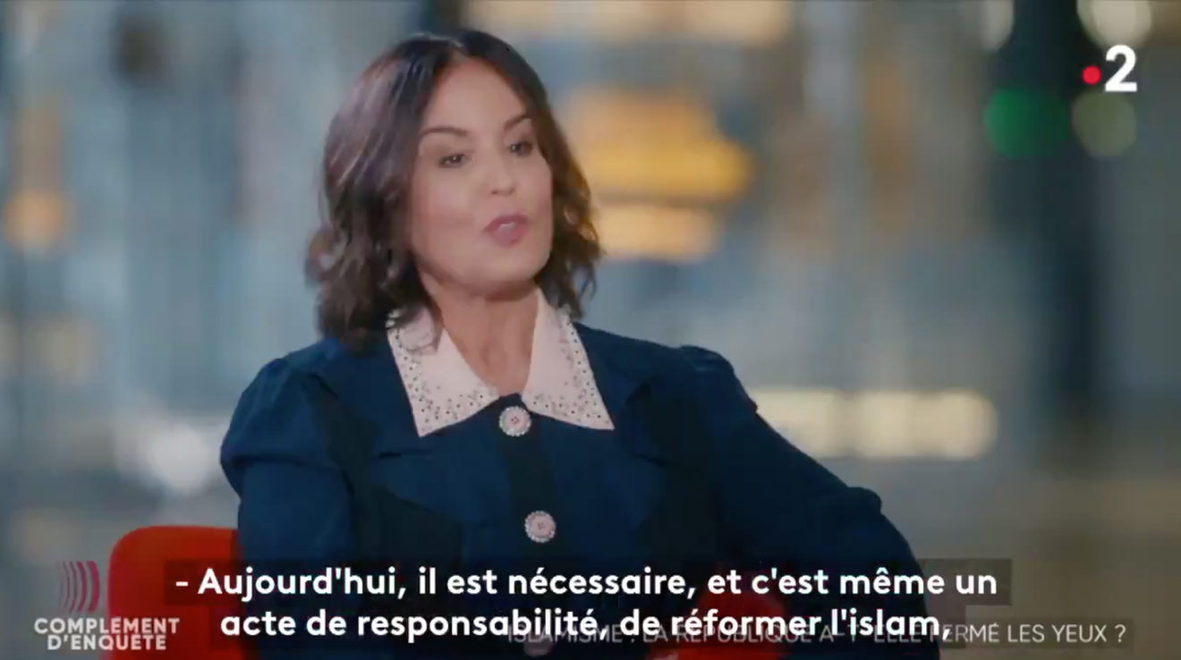 Entretien de Razika Adnani avec Jacques Cardoze dans dans Complément d’enquête – France 2 ...